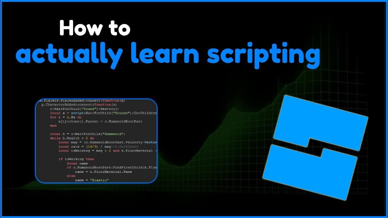 learning scripting on roblox is easy, actually - YouTube