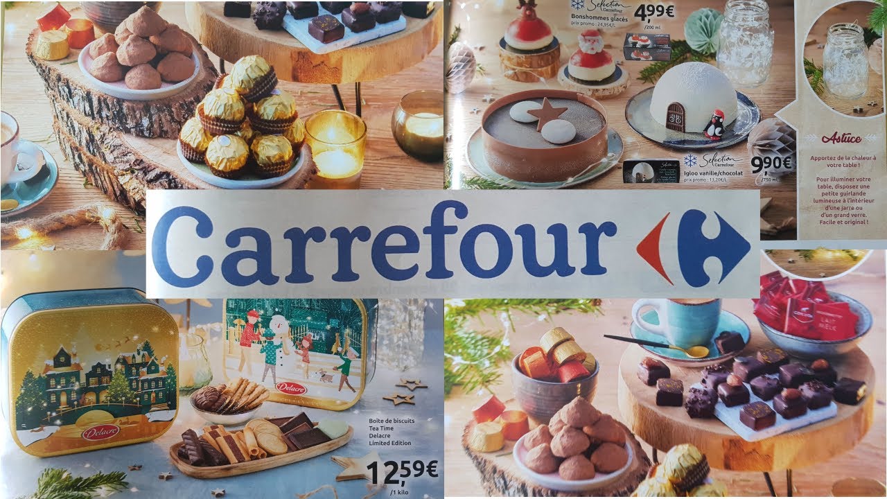 Carrefour idées fêtes cadeaux chocolat repas astuces promos valable ...