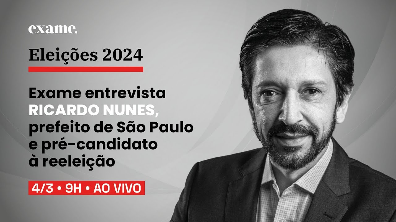 Eleições 2024: entrevista com Ricardo Nunes, prefeito de SP e pré ...