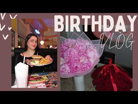 🎂 Doğum Günü Vlogu | Tırnak, Amerikan Restoran Yemek ve Pasta 🍽️💅