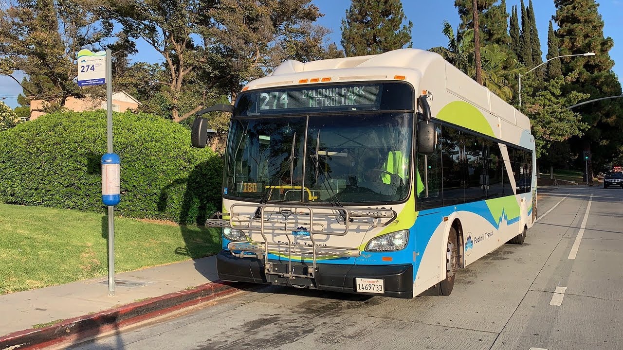 Foothill Transit 2016 New Flyer XN40 #2401 - YouTube