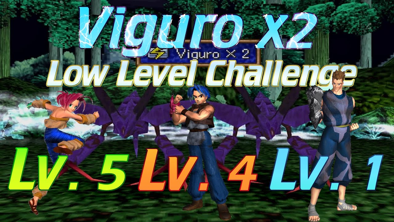 VIGURO x2 | Low Level Boss Fights Legend of Legaia Gameplay Challenge ...