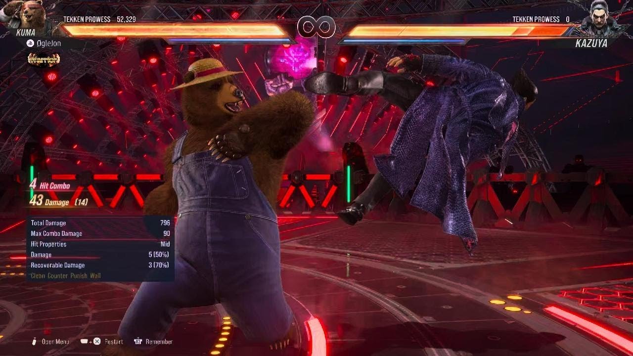 Tekken 8 Kuma combo sample 1 - YouTube
