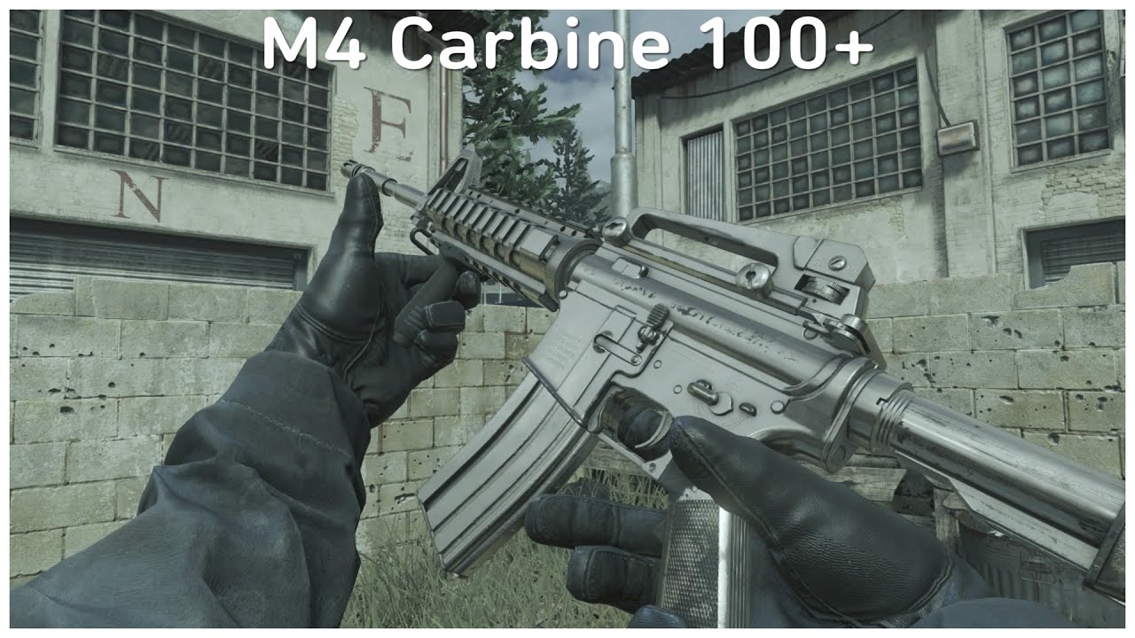 M4 Carbine 100+ On MWR! - (Modern Warfare Remastered) - YouTube