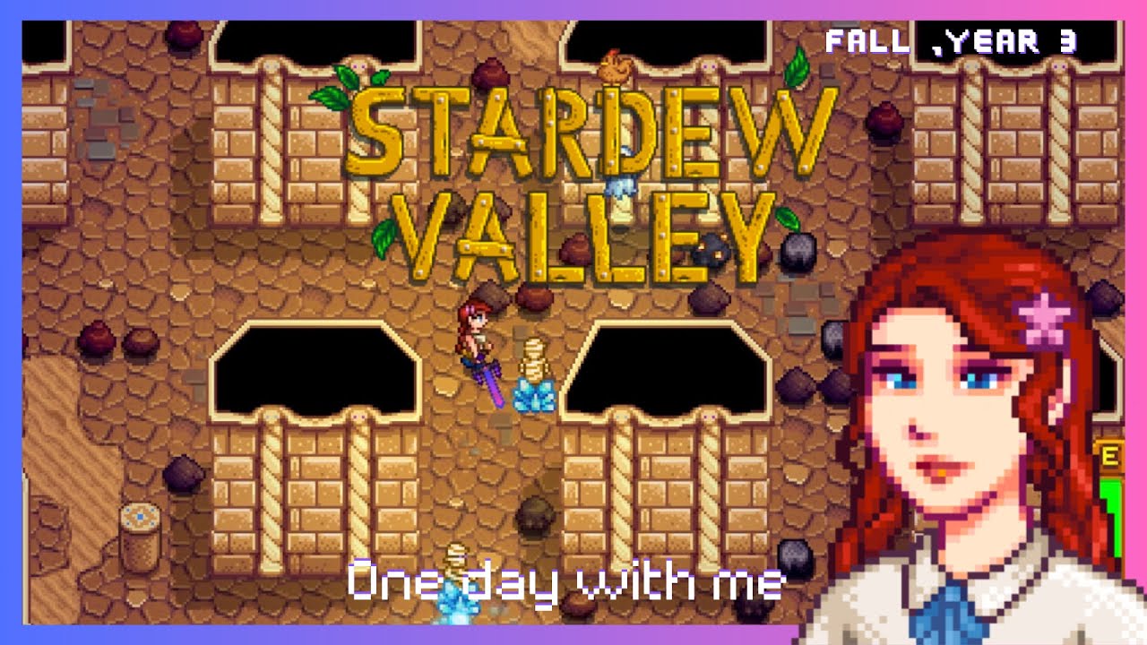One day with me [Stardew valley Fall, Year 3] - YouTube
