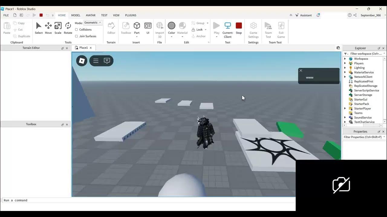 making roblox game - YouTube