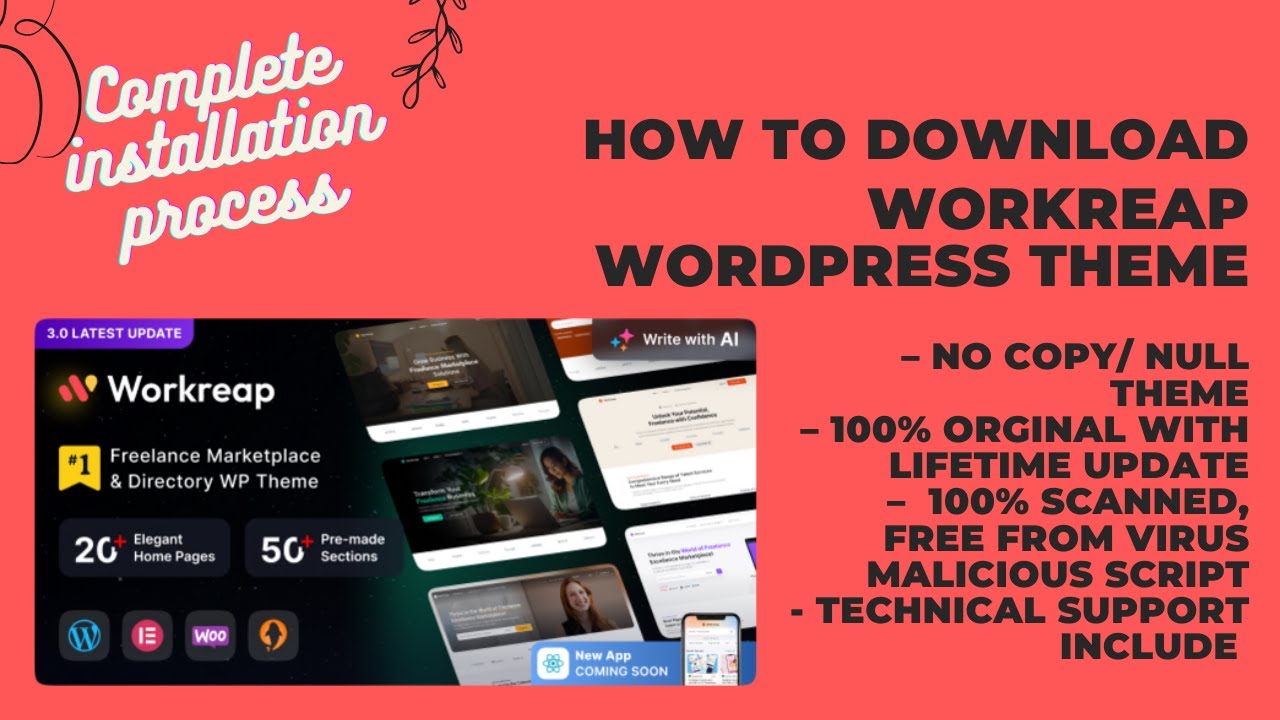 Workreap WordPress Theme Download with License Key enabled and Lifetime update cheap price - YouTube
