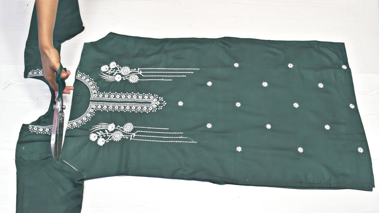How To Sew a Dress Easy And Simple ll DIY Recycling a Kurti ll - YouTube