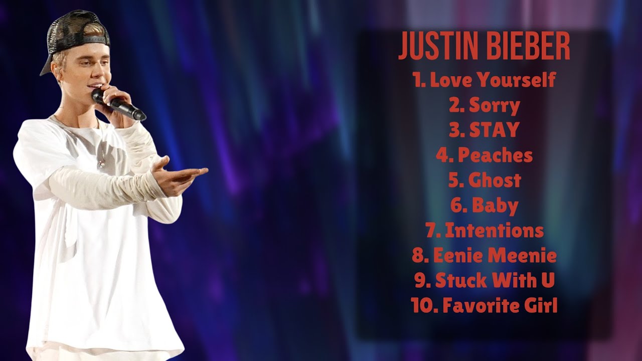 Justin Bieber-Essential hits roundup mixtape for 2024-Top-Rated Chart ...