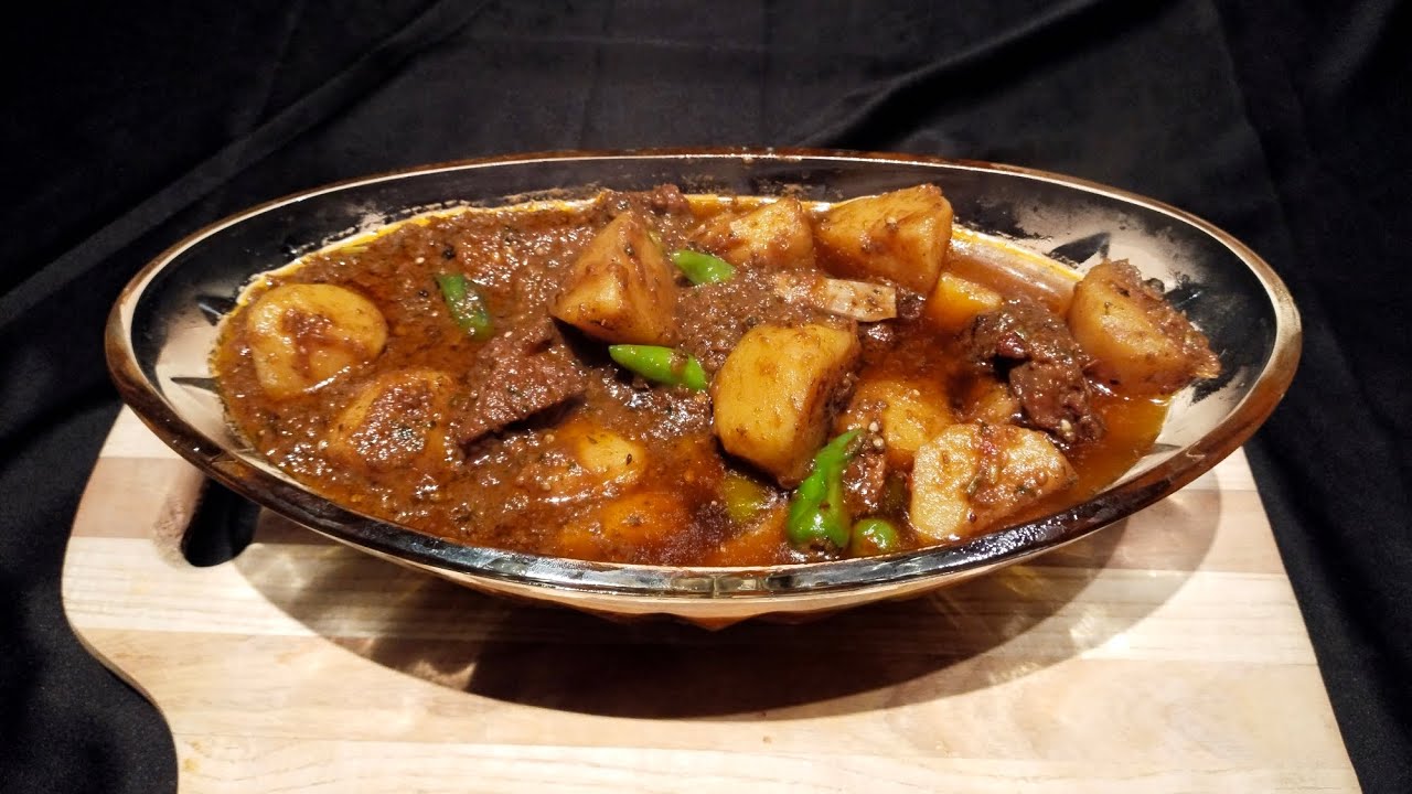 Mutton Aloo ki Gravy by Panda Cooking - YouTube