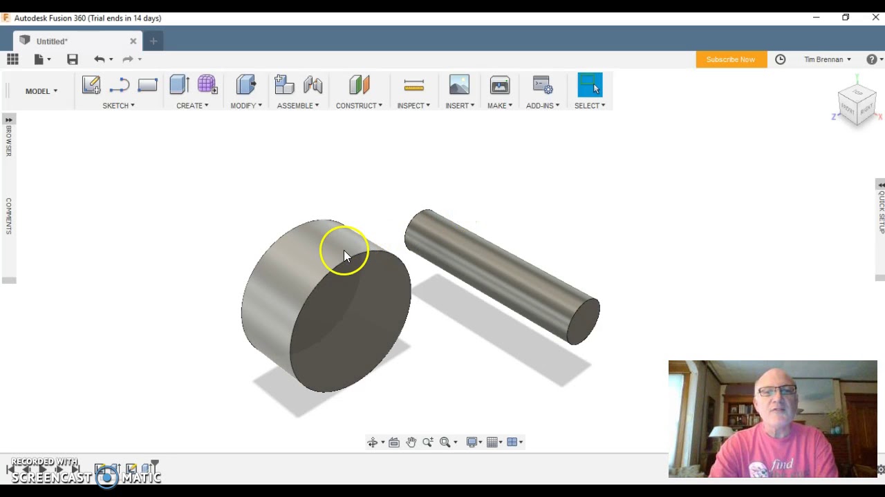 Intro to Fusion 360: Wheel & Axle - YouTube