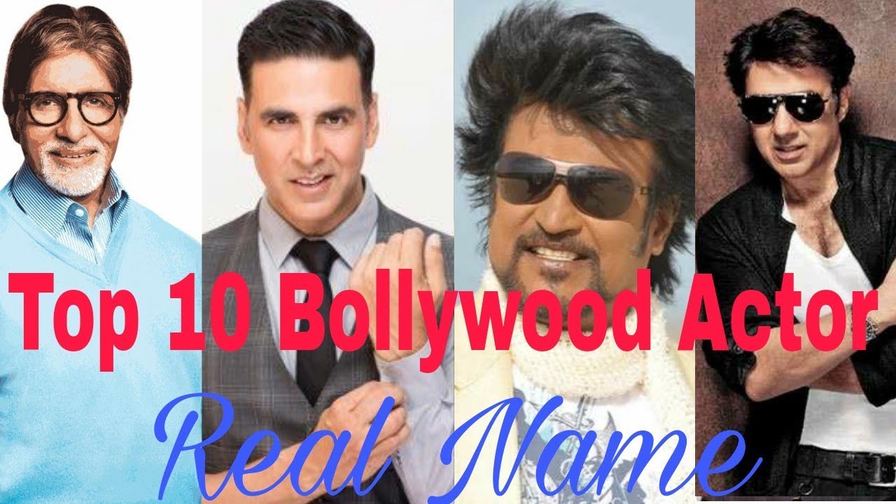 Top 10 Bollywood Actor Real Name . Best Actor of Bollywood - YouTube