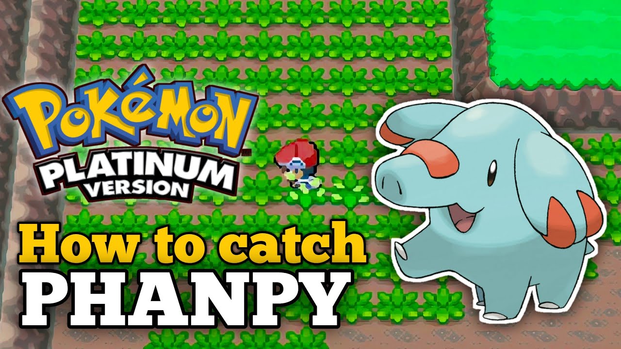 How To Catch Phanpy In Pokemon Platinum | Phanpy Location - YouTube