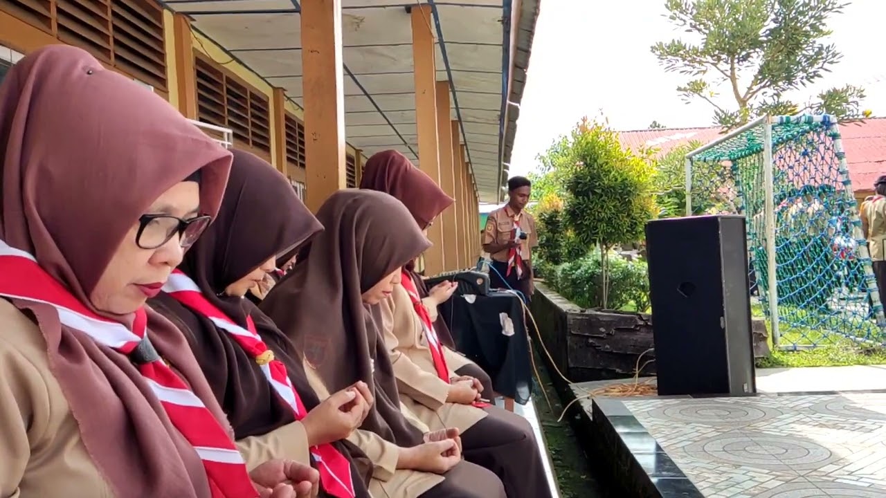 Upacara Hari Pramuka ke-61 SMA Negeri Tugumulyo Kab. Musi Rawas - YouTube