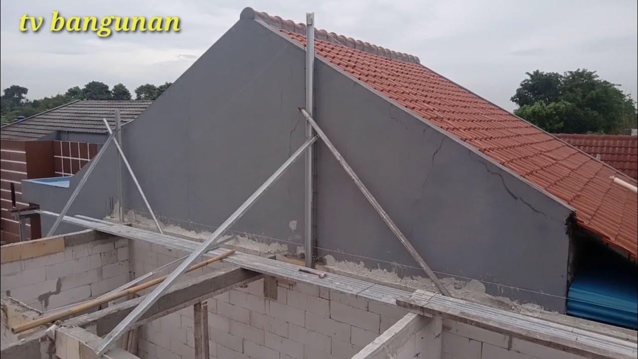 cara membuat profil untuk pasang bata gunungan - YouTube