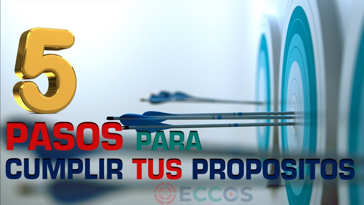 PASOS PARA CUMPLIR TUS PROPOSITOS - YouTube