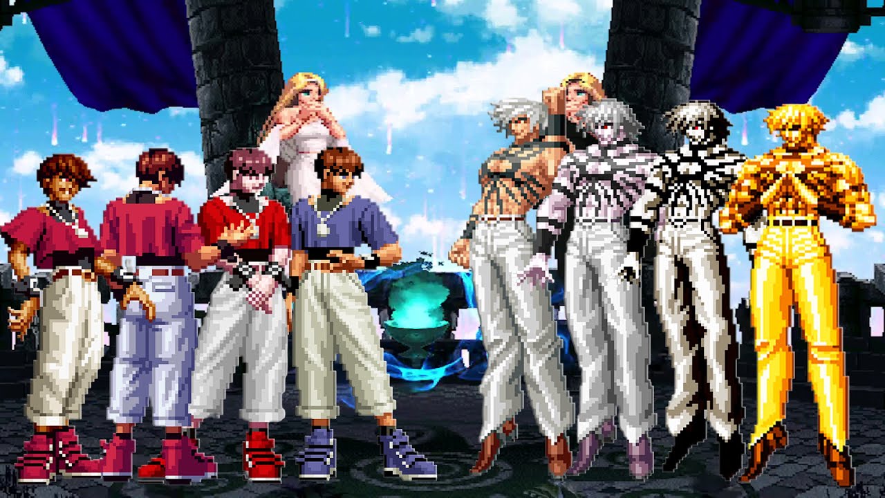 [KOF Mugen] Chris Team vs Orochi Team - YouTube