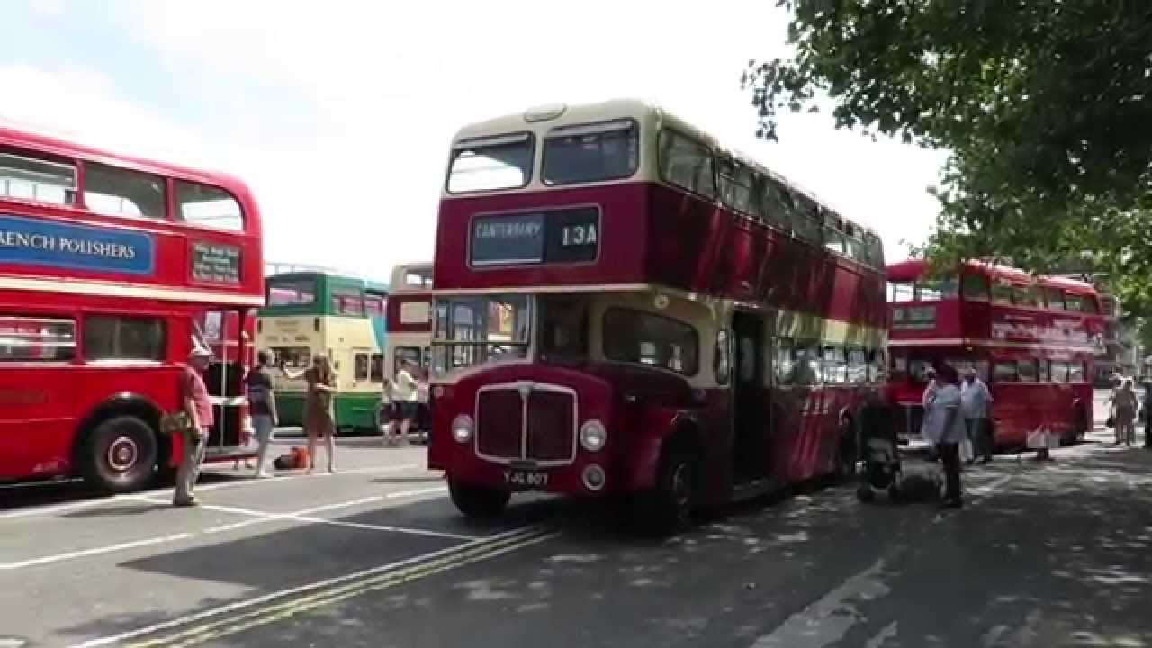 East Kent AEC Bridgemaster YJG 807 parks up - YouTube
