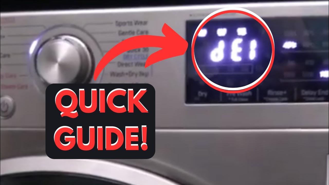 LG Washer All Error Codes Explained! - YouTube