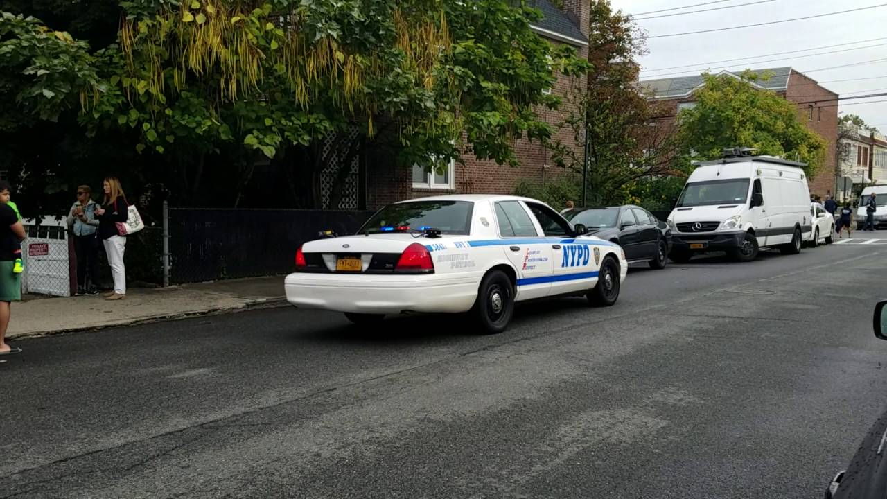 NYPD Highway Patrol Slicktop And NYPD Command Post On Scene Of A 1060 ...