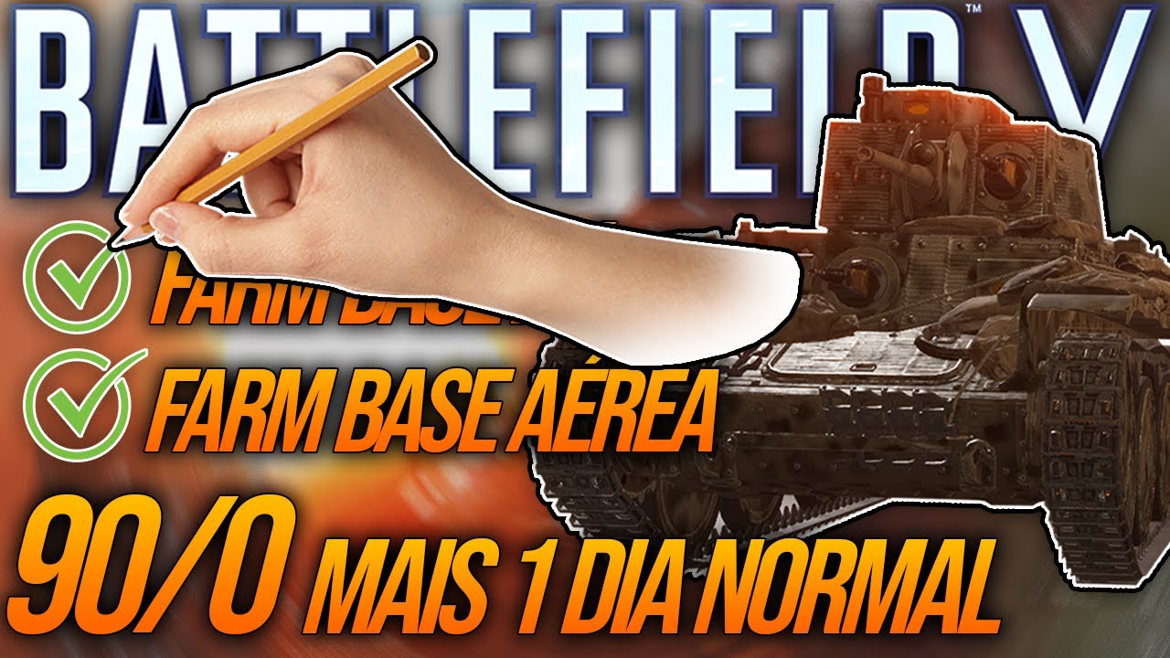 90/0 Mais 1 dia normal com o Panzer 38(t) em BASE AÉREA - Battlefield 5 ...