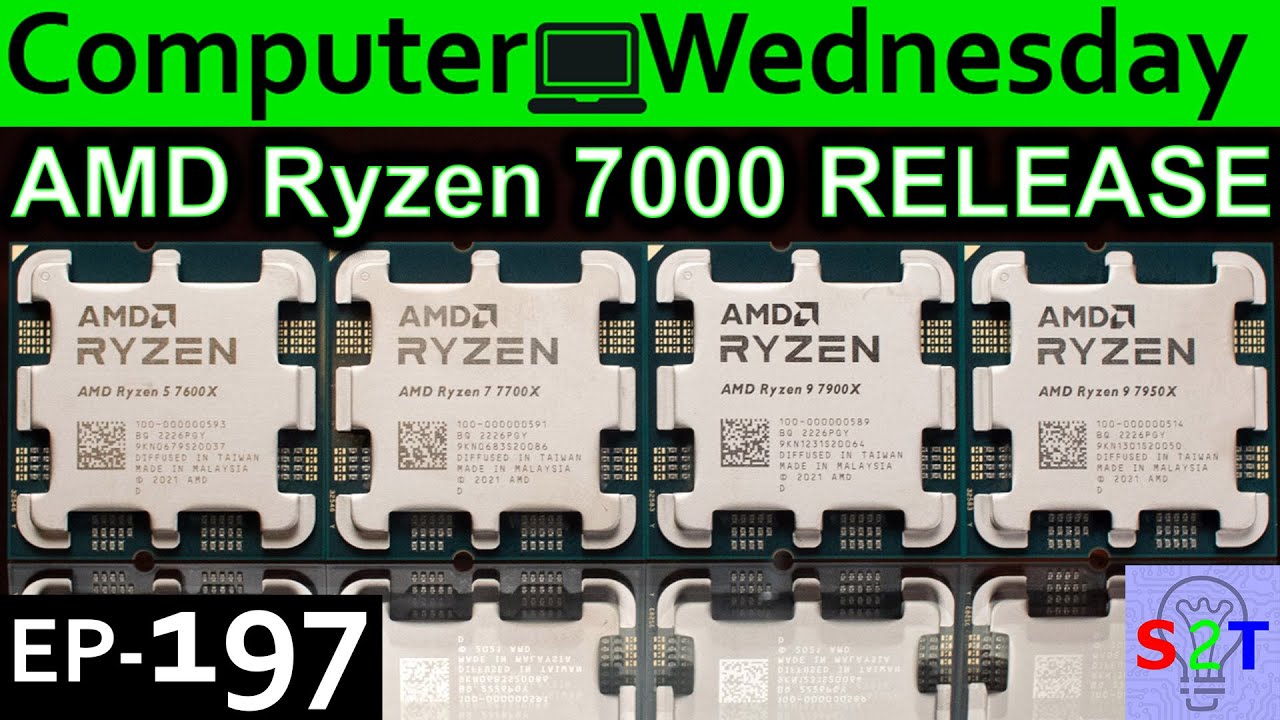 AMD Ryzen 7000 RELEASE Explained {Computer Wednesday Ep197} - YouTube
