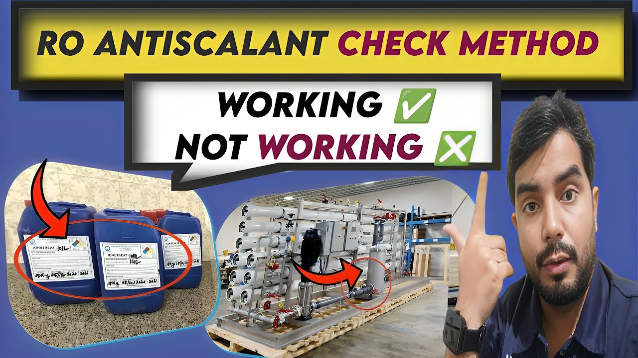 RO Plant Operator Training| RO Membrane Antiscalant| RO Antiscalant ...