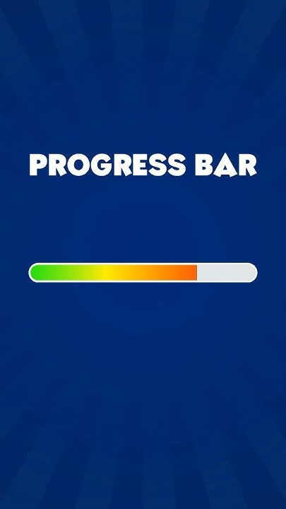 Animated Progress Bar For Quiz Videos | Loading Bar - YouTube