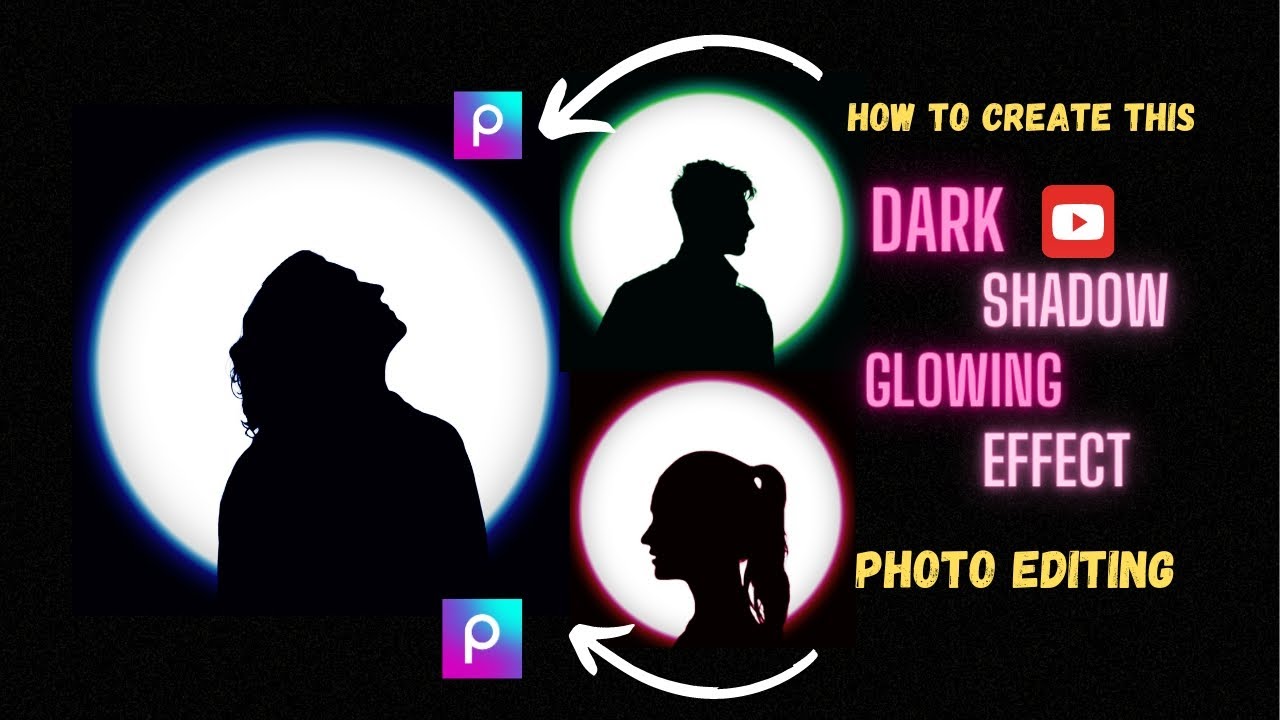 PicsArt Dark Shadow Glowing Effect Photo Editing 📲 || PicsArt Dark ...
