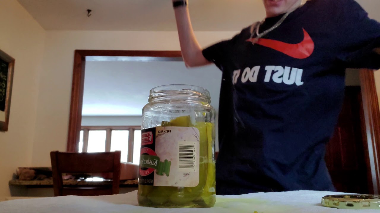 How to explode pickles - YouTube