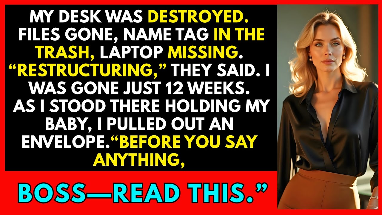 BOSS Destroyed My Desk While I Was On Maternity Leave — I Returned With ...