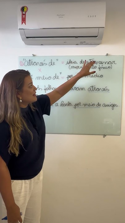 “Através de” ou “por meio de”? - YouTube