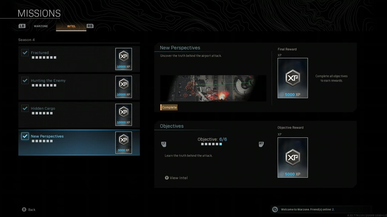 Call Of Duty: Warzone | Season 4 | Intel Missions | New Perspectives ...