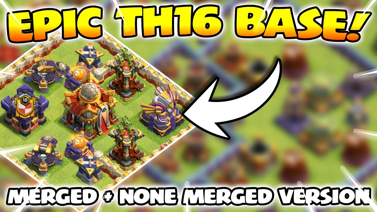 NEW Town Hall 16 Base!!! BEST TH16 Base With TH16 Base Link (Clash of ...
