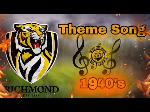 The Richmond Tigers Theme Song ‘Oh Where From Tigerland’ (1940’s) - YouTube