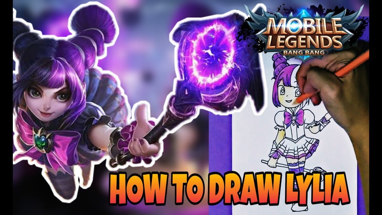 How to Draw Lylia Mobile Legends | Cara Menggambar Lylia Chibi - YouTube