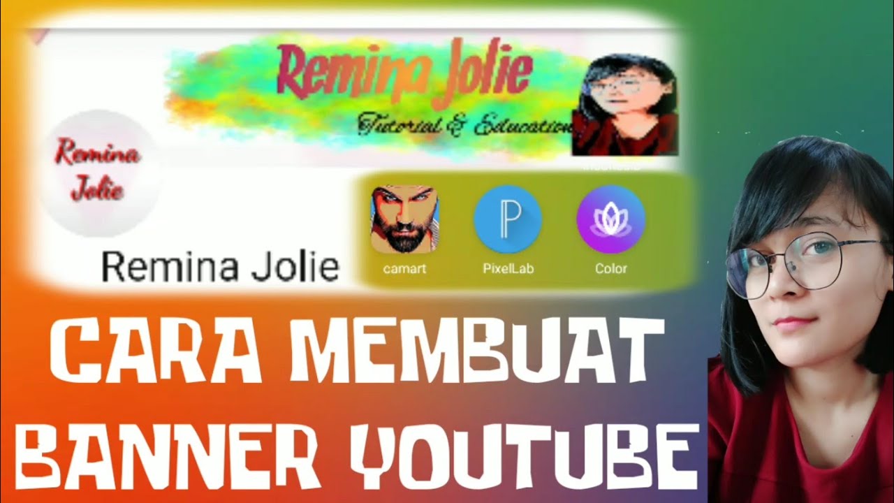 Cara membuat banner youtube keren - YouTube