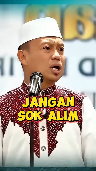 JANGAN SOK ALIM - YouTube