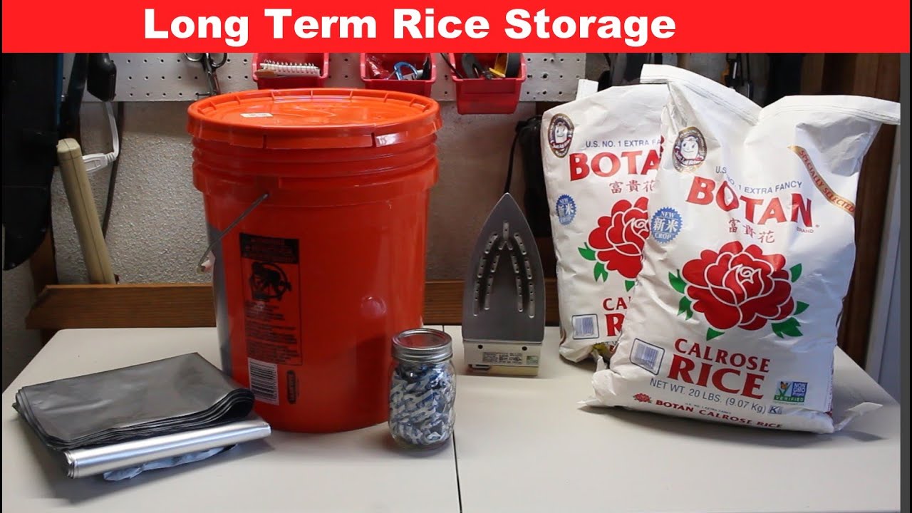 Long Term Rice Storage - YouTube