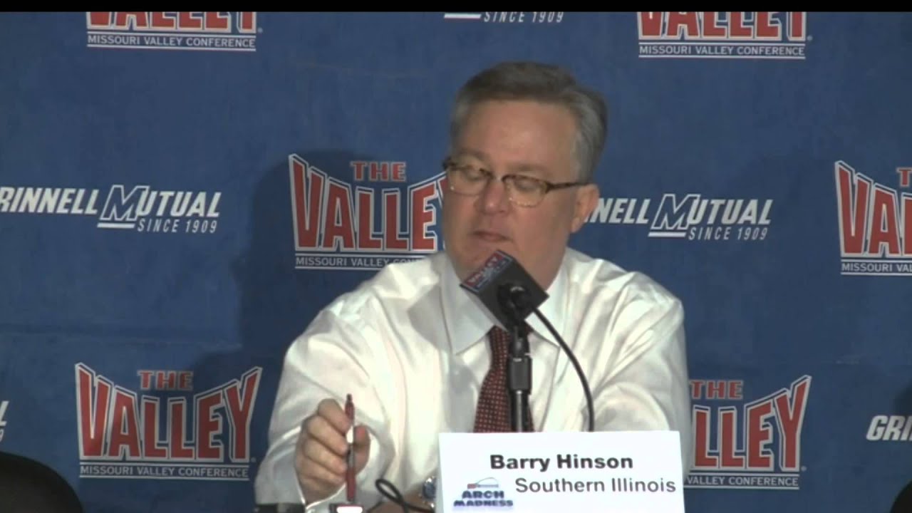 SIU's Barry Hinson Honors Bryan Burwell - YouTube