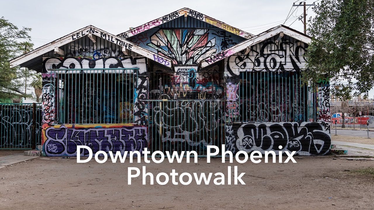 Downtown Phoenix | Roosevelt Row Arts District Photowalk - YouTube