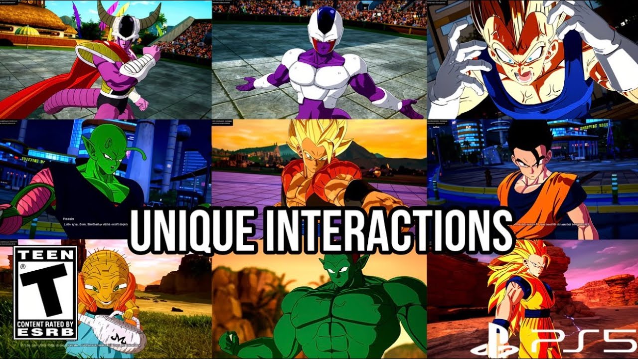 DRAGON BALL: Sparking! ZERO Unique Interactions // Garlic Jr , Gogeta ...