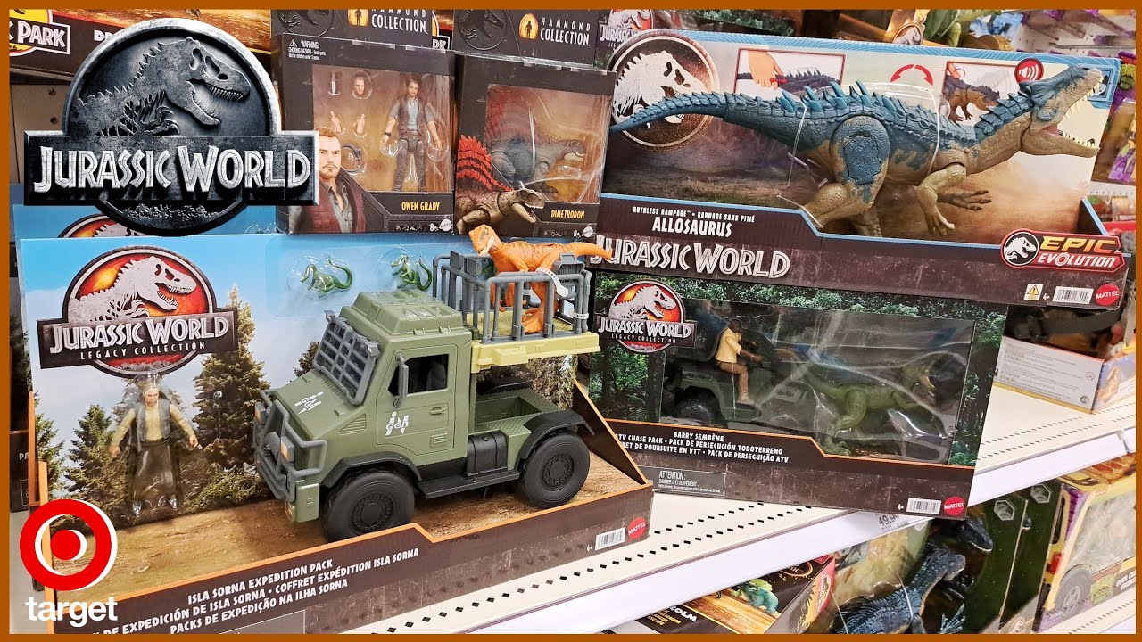 Jurassic World New Toys Rampage Through Target Epic Evolution - YouTube