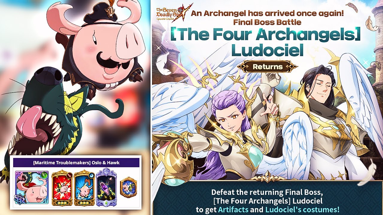 FINAL BOSS LUDOCIEL IS COMING TO GLOBAL!!! NEW OSLO & HAWK! (7DS Info ...