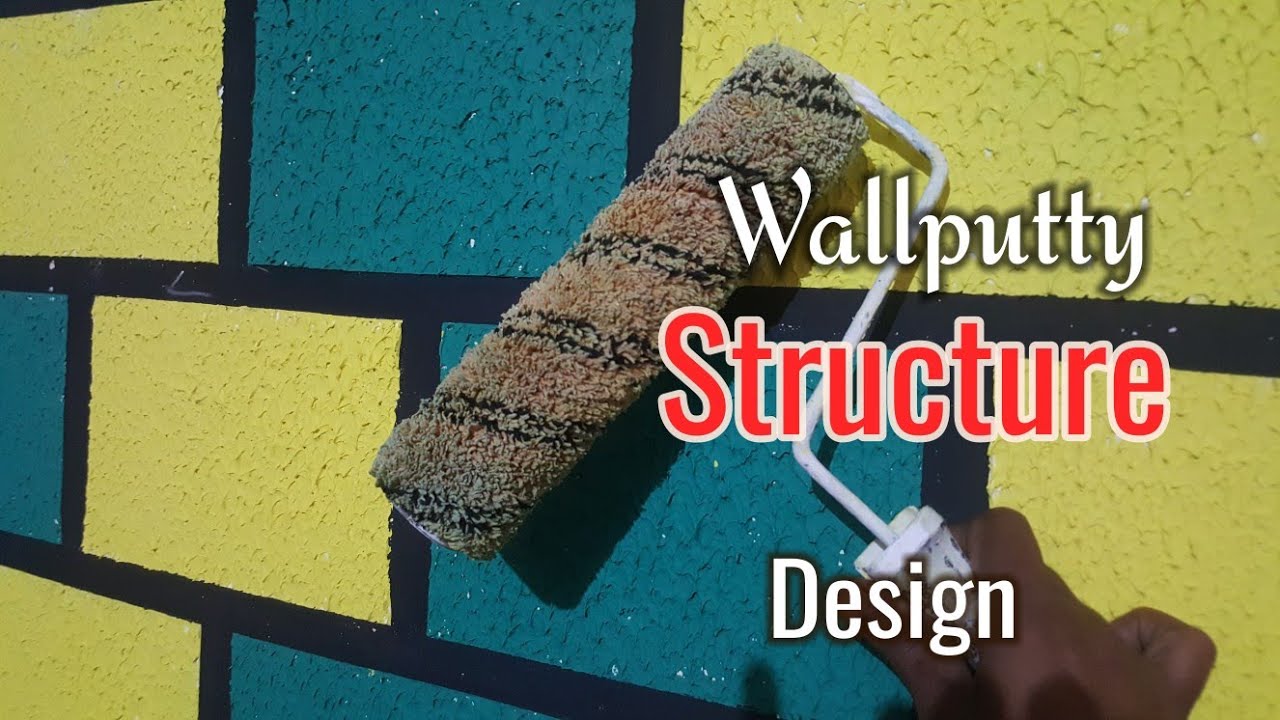 Wall Putty Structure Design Tutorial#2/വാൾ പുട്ടി സ്ട്രക്ച്ചർ ഡിസൈ ...