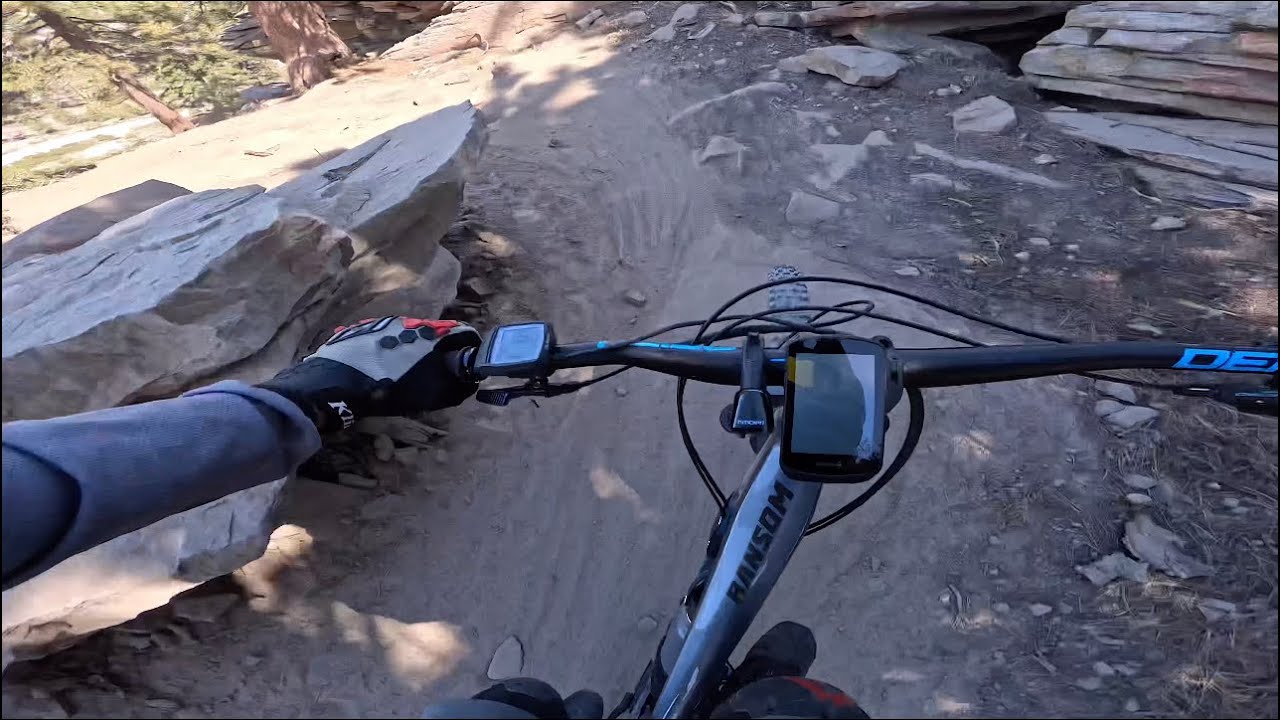 BANDIT TRAIL (Snow Valley Bike Park) Running Springs,Ca Fast Flowy ...