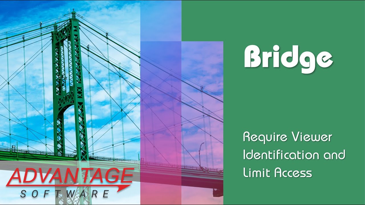 Bridge - Require Viewer Identification and Limit Access - YouTube
