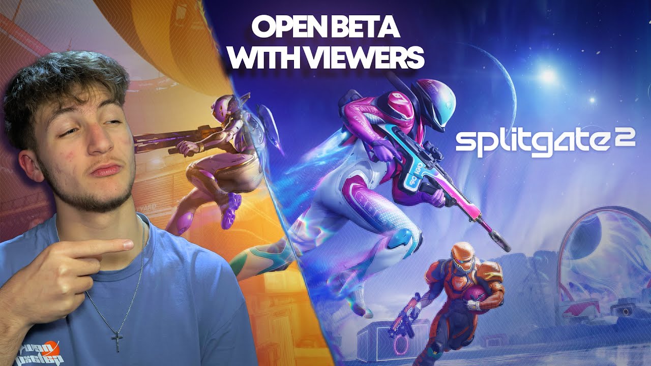 🔴LIVE - SPLITGATE 2 OPEN BETA WITH VIEWERS!!! - YouTube