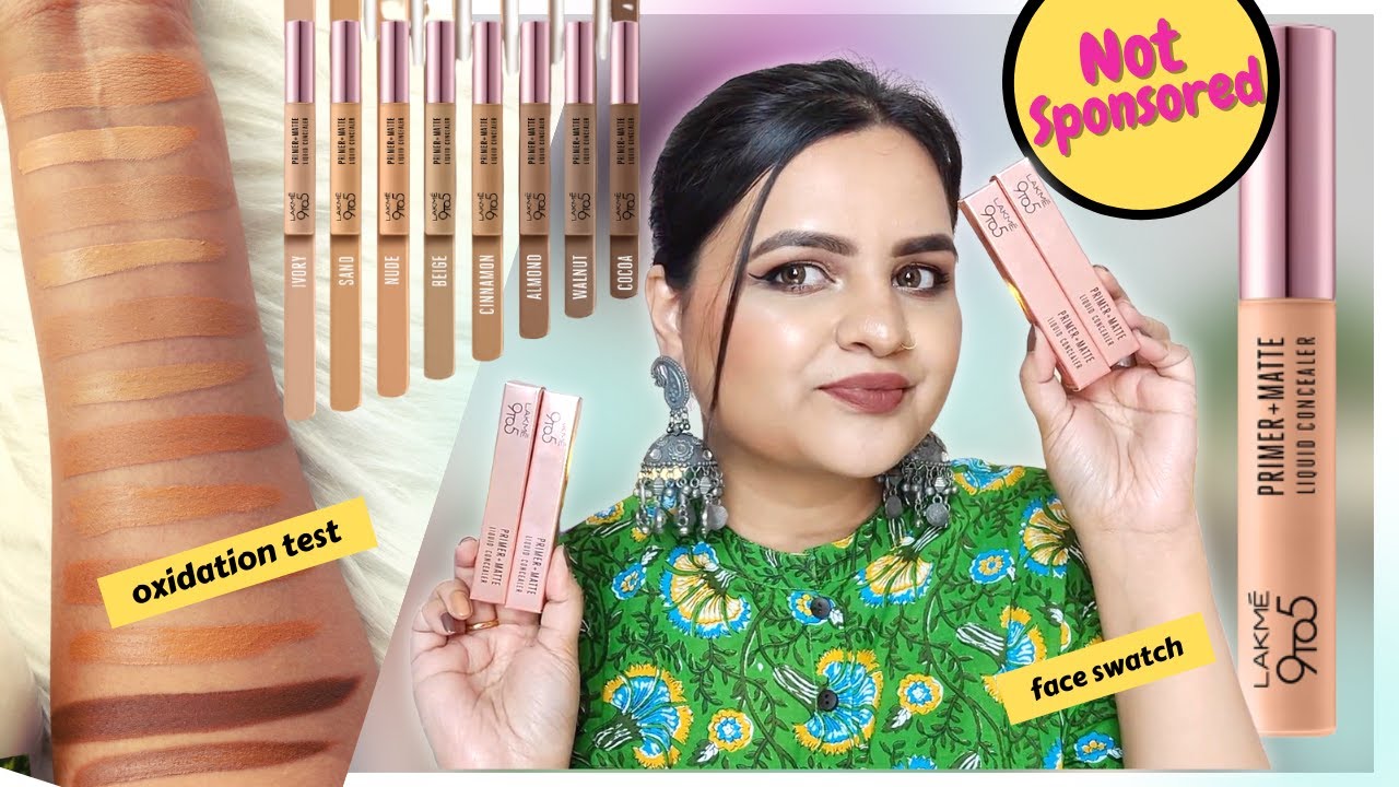 NEW *** LAKME 9 TO 5 PRIMER + MATTE CONCEALER || Non- Sponsored ...
