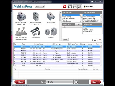 Get MISUMI 3D data with Mold Ex Press 4- Lấy dữ liệu 3D MISUMI với phần ...